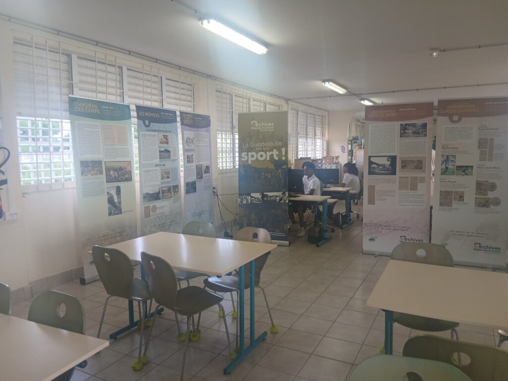 Avec l’exposition La Guadeloupe fait son sport, les élèves (re ...