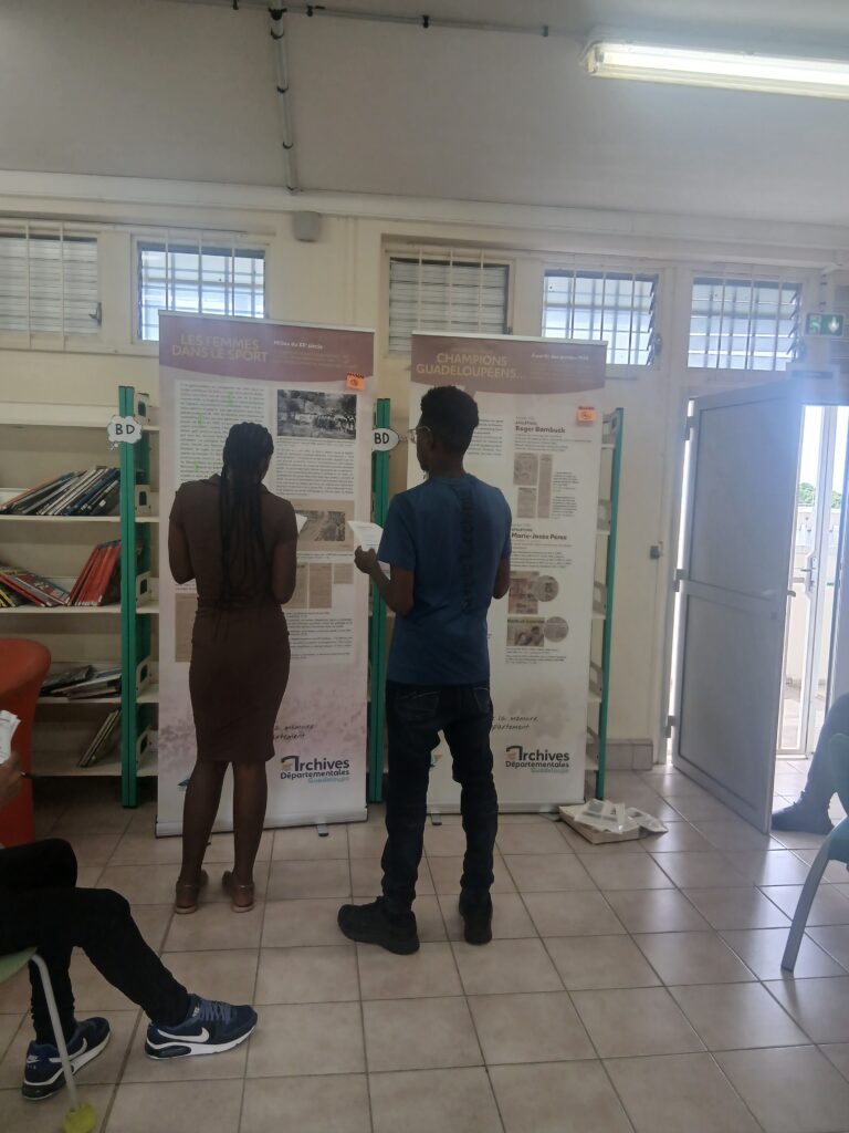 Avec l’exposition La Guadeloupe fait son sport, les élèves (re ...
